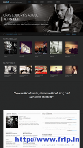 10 Best Joomla Music Templates For Bands, Musician, Dj's, Singers - Frip.in