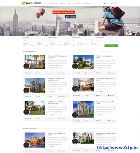 Javo-House-Real-Estate-Theme - Frip.in
