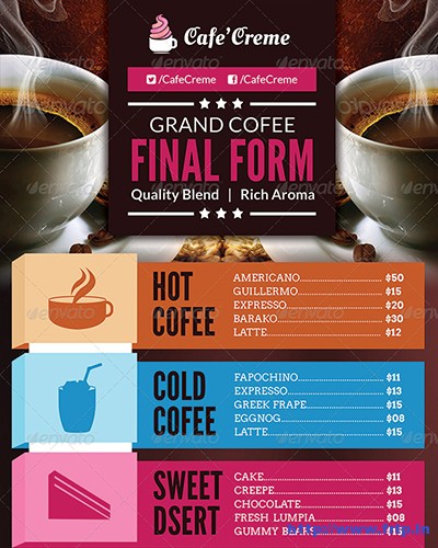 50 Best Coffee Shop Flyer Print Templates 2020 | Frip.in