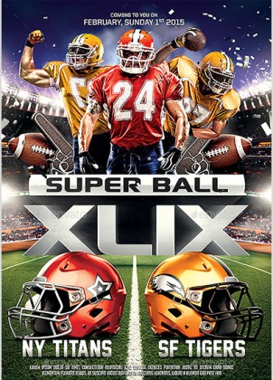 50 Best Super Bowl Flyer Print Templates 2016 - Frip.in