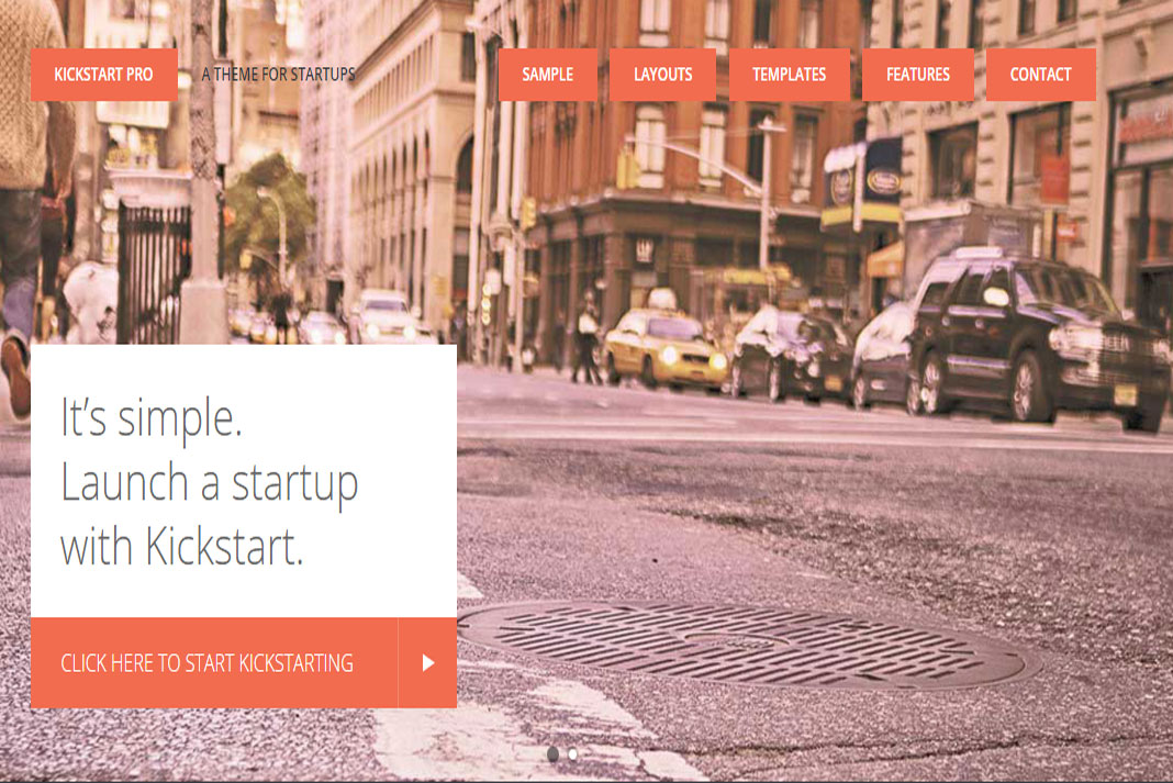 Kickstart Pro Startup Business WordPress Theme By StudioPress - Frip.in