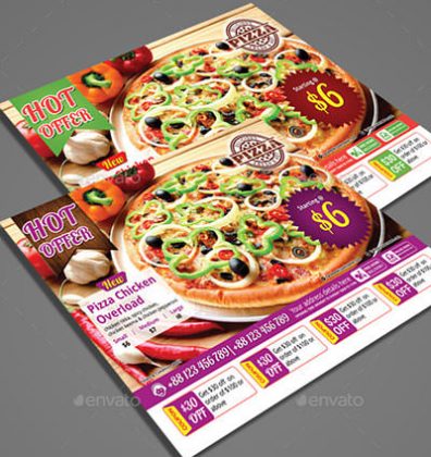 35 Best Pizza Restaurant Flyer Print Templates 2020 - Frip.in