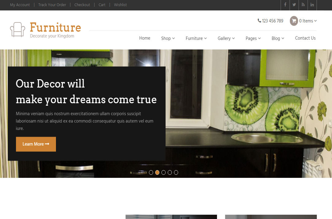 Furniture Responsive WooCommerce WordPress Theme By Templatic - Frip.in