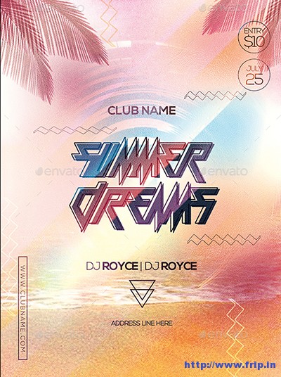Summer-Dreams-Party-Flyer - Frip.in