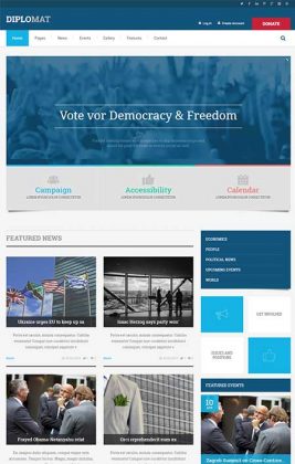 10+ Best Political Website Template 2025 For Politicians - Frip.in
