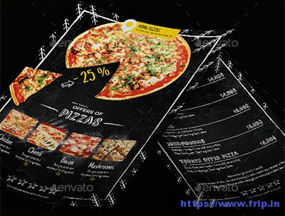 10 Best Pizza Menu Flyer Print Templates 2020 | Frip.in