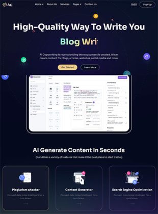 7 Best AI Content Writer WordPress Theme 2026 - Frip.in