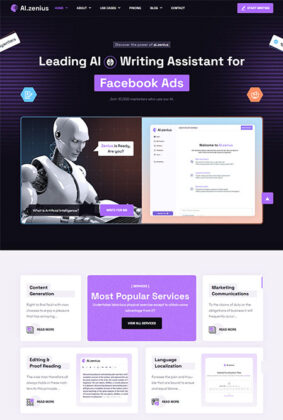 7 Best AI Content Writer WordPress Theme 2026 - Frip.in