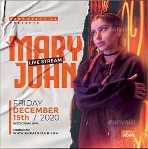 20 Best Artist Flyer Template 2025 - Frip.in