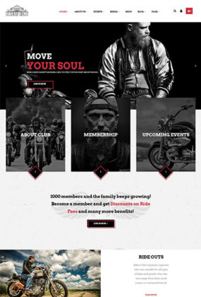 4 Best Motorcycle WordPress Theme 2025 - Frip.in