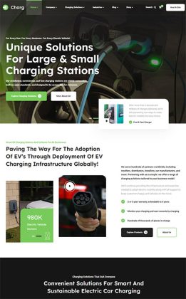 8 Best Electric Vehicle WordPress Theme 2025 - Frip.in