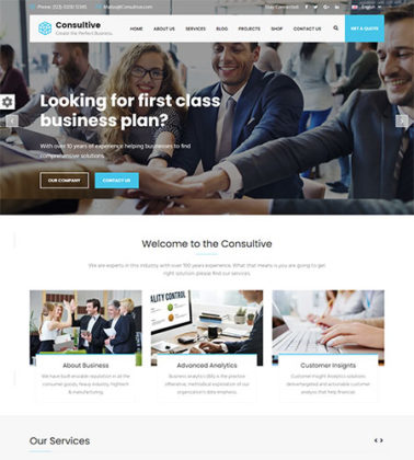 40 Best Business Consulting WordPress Theme 2026 - Frip.in