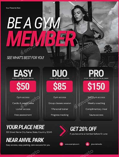 10 Best Gym Membership Flyer 2026 - Frip.in