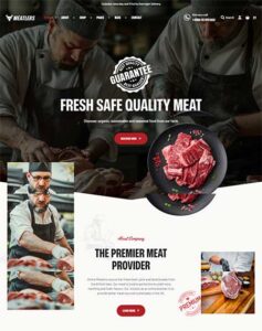 5 Best Meat Shop WordPress Theme 2026 - Frip.in