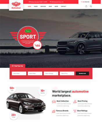 15 Best Car Dealer WordPress Themes 2025 - Frip.in