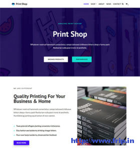 10+ Best Print Shop WordPress Themes 2025 - Frip.in