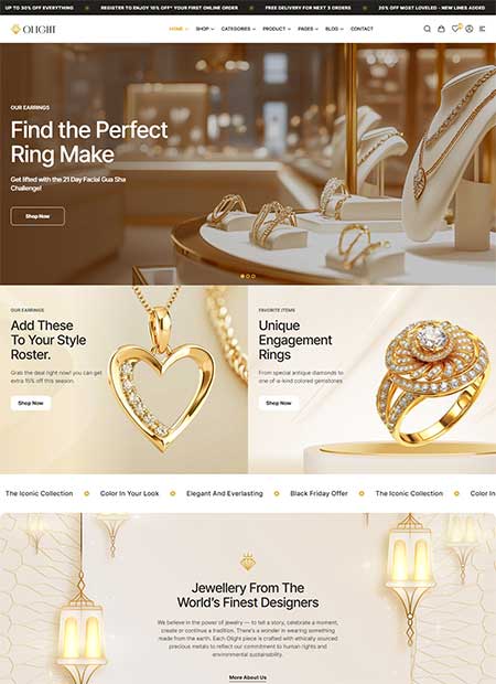20 Best Jewelry WordPress Themes 2026 - Frip.in
