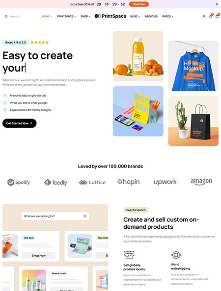 10+ Best Print Shop WordPress Themes 2025 - Frip.in
