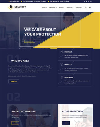 12 Best Security Company WordPress Themes 2025 - Frip.in