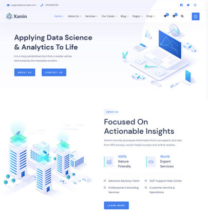 8 Best Data Science & Analytics WordPress Themes 2026 - Frip.in