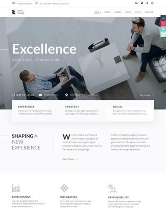 40 Best Business Consulting WordPress Theme 2026 - Frip.in