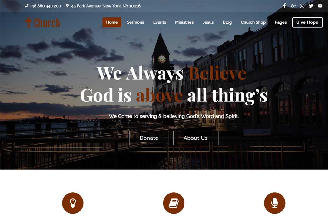 Church WordPress Theme By Templatic Themes - Frip.in