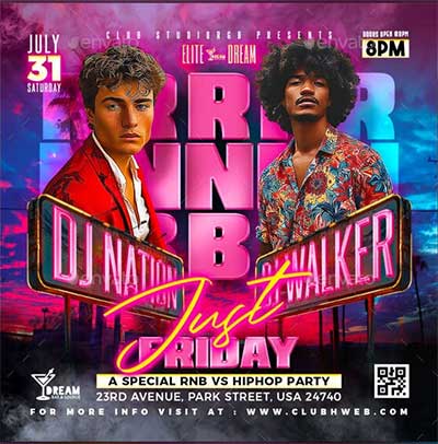 35 Best DJ Flyer Template 2025 - Frip.in