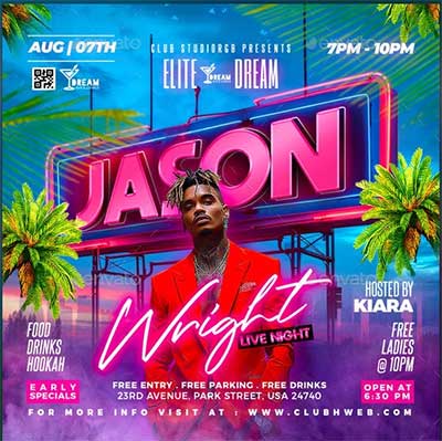 35 Best DJ Flyer Template 2025 - Frip.in