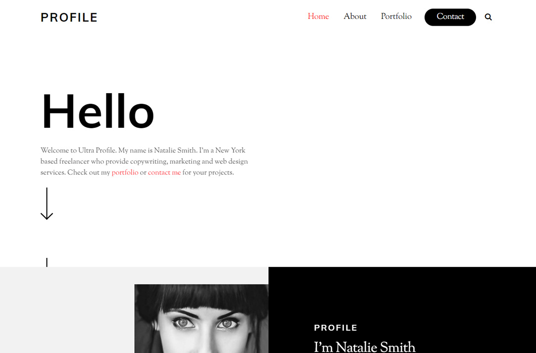 Ultra Profile WordPress Theme By Themify Themes - Frip.in
